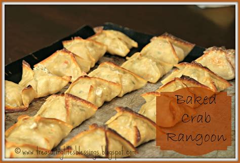 Baked Crab Rangoon Treasuring Lifes Blessings