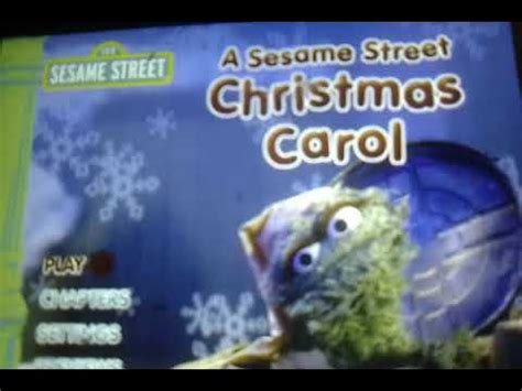 A Sesame Street Christmas Carol Dvd Menu Walkthrough Youtube