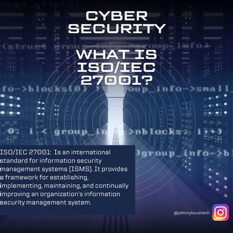 johnny louis on linkedin cybersecurity cyberdefense iso27001