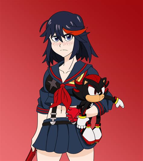 Ryuko With Her Shadow Plushie [spcrash] Killlakill