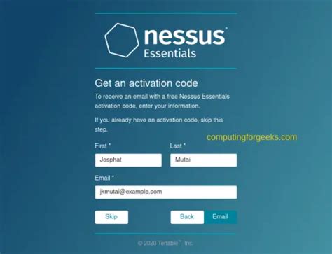 Install Nessus Vulnerability Scanner On Kali Linux ComputingForGeeks