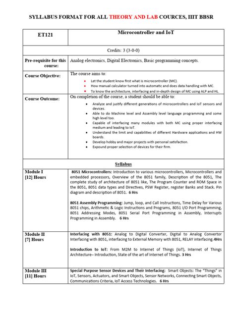 Et 121 Mc And Iot Theory Pdf Microcontroller Internet Of Things