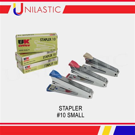 Stapler Small Blue Gray Red Shopee Philippines
