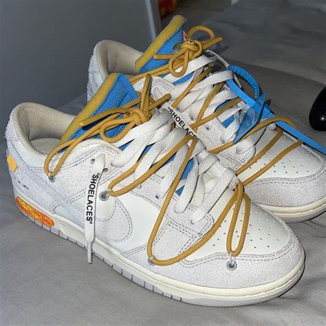 Nike Dunk Off White Lot 34 Proof of purchase... - Depop