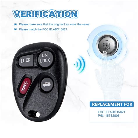 Car Key Fob 2 Pack Key Fob Replacement For Chevy Suburban Tahoe Gmc