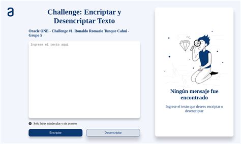 Github Ikuritoalura Challenge Encriptador De Texto Este Es Un Pequeño Programa Que Te