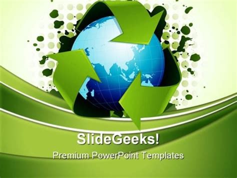 Recycling World Concept Environment PowerPoint Templates And PowerPoint Backgrounds