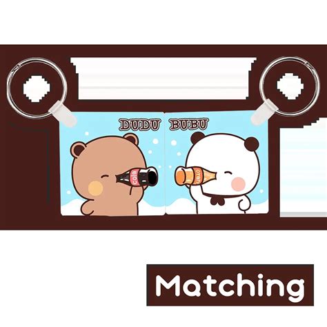 Bubu And Dudu Fizzy Drinks Matching Μπρελόκ Youcreate