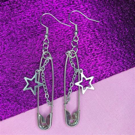 Emo Earrings Etsy