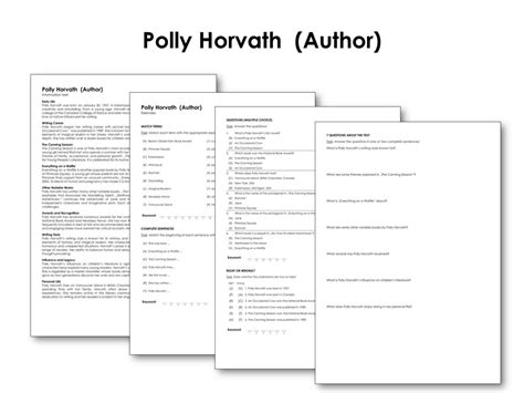 Polly Horvath Author Made By Teachers