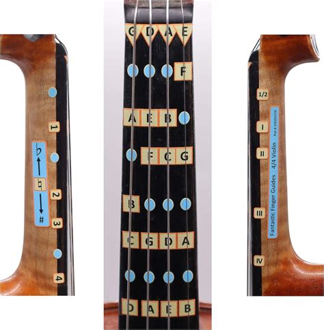 Fantastic Violin Finger Guide All Notes Guide For 3 4 Size Violin