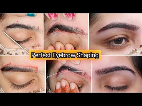 Eyebrow ThreadingThick to Thin Eyebrow Threading I|EyeBrow Thread ||Tutorial Step By Step - YouTube