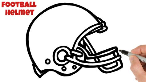 How To Draw Eagles Helmet