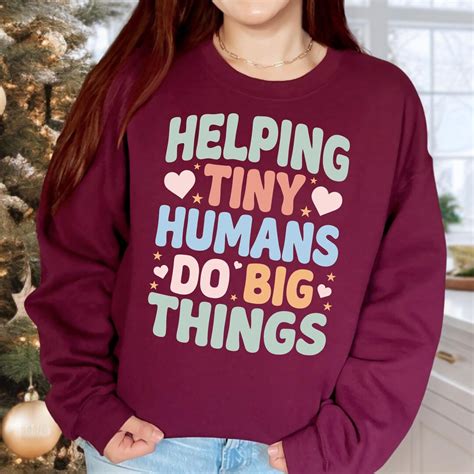 Helping Tiny Humans Do Big Things Svg Png Teacher Sublimation Design