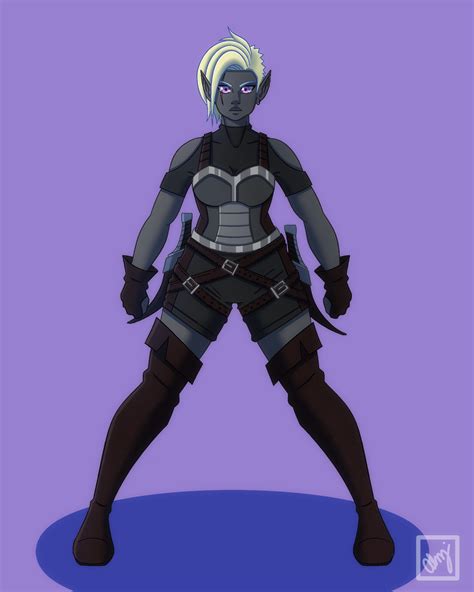 [oc] [art] Barros Moonshadow Half Elf Fighter R Dnd