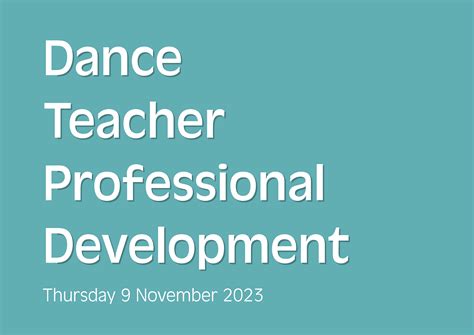 Dance Teacher Professional Development Event Central School Of Ballet