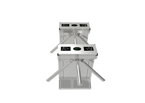 Stainless Steel Waist Height Tripod Turnstile Gate With 550mm Passage Width And 30 Personminute