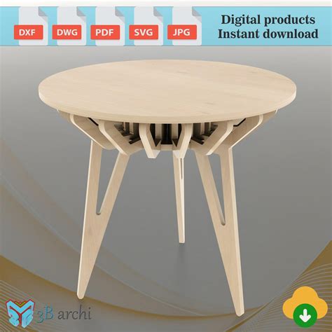 Side Table Parametric Table Plan Plywood Side Table Cnc Interior