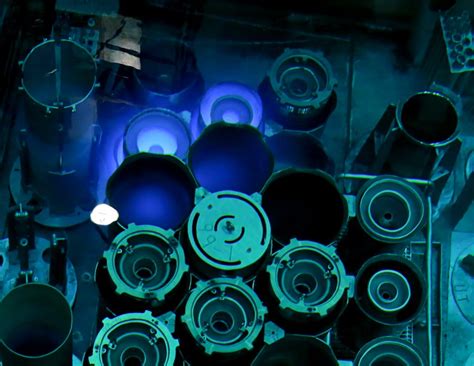 Cherenkov Radiation Cherenkov Radiation With Blue Glow Intense