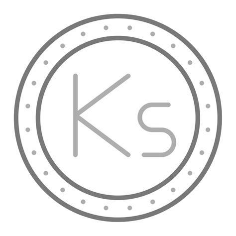 Premium Vector A Circle With The Letter K On It And The Letter K