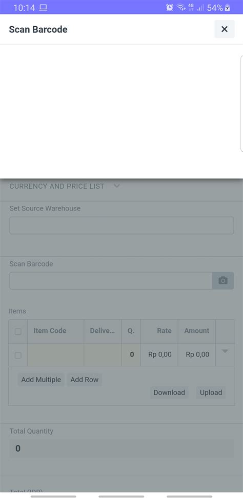 erpnext v12 barcode scan erpnext frappe forum