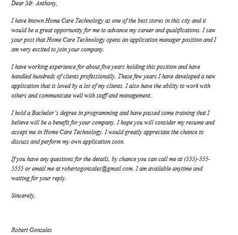 Easy Guideline To Make An Application Manager Cover Letter Template Business Psd Excel Word Pdf