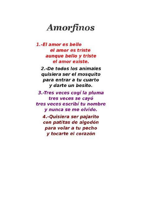 Amorfinos Pdf