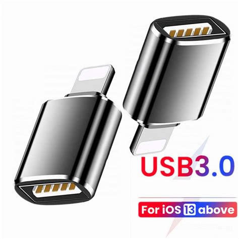 Usb3 0 Otg Adapter Portable Usb Camera Adapter Ios Interface Male To U 24hour Shop