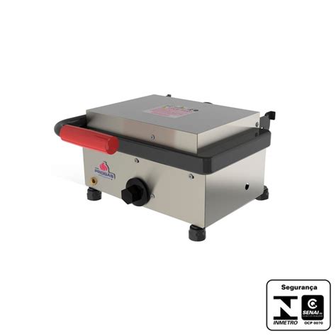 Chapa Para Lanches Elétrica 33x31 Com Prensa Grill Mini Progás