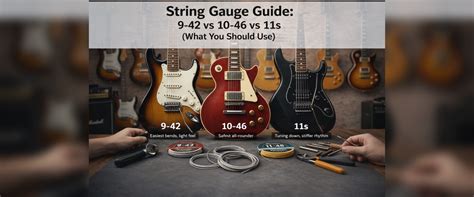 Guitar String Gauges Chart 942 Vs 1046 Vs 11s