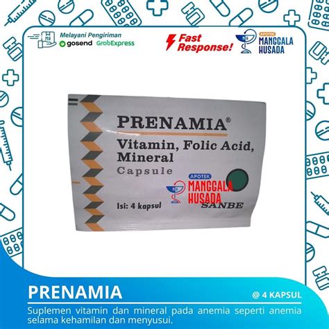 Jual Prenamia Vitamin Anemia 4 Kapsul Shopee Indonesia