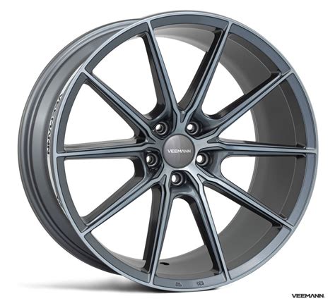 Bm Autosport New 18 Inch Veemann V Fs48 Alloy Wheels In Graphite Smoke