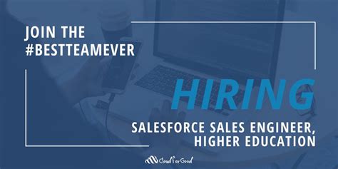 Noah Hunter On Linkedin Salesforce Cloudforgood Bestteamever Hiring Jobs Nowhiring