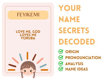 Feyikemi Christian Girl Name Meaning And Pronunciation