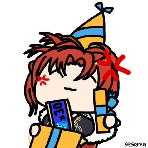 Seseren Animated Animated  Lowres 1girl Anger Vein Box