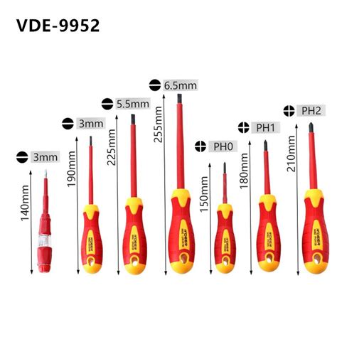 Insulated Screwdriver Set 1000v Electrician Repair Grandado