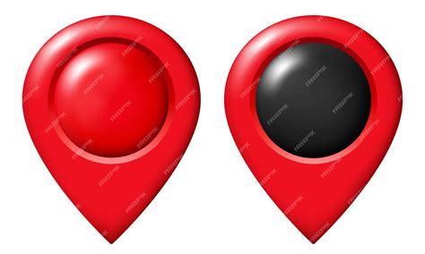 Premium Vector Red Map Pin Vector 3d Clipart Isolated On White Background
