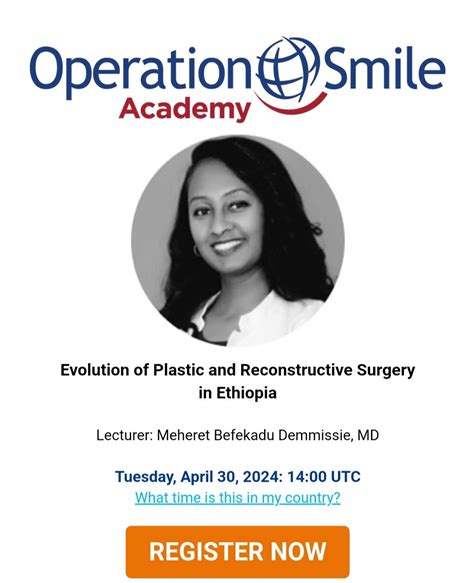 Meheret Befekadu On Linkedin Webinar Evolution Of Plastic And Reconstructive Surgery In