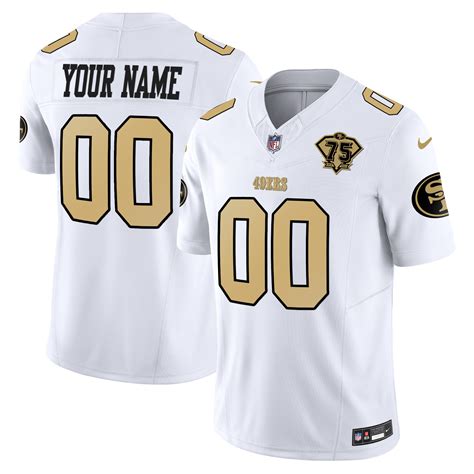 Mens San Francisco 49ers Special Vapor Limited Custom White Jersey
