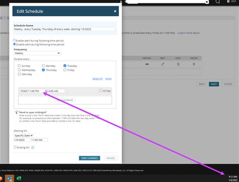 Change Alert Time Of Day Schedule To Utc Time Currently It Pulls Your Local Pc Times Not What