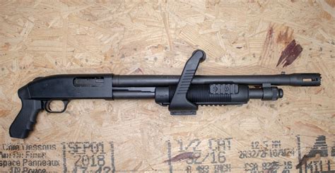 Mossberg 500 12 Gauge Police Trade In Shotgun With Pistol Grip And