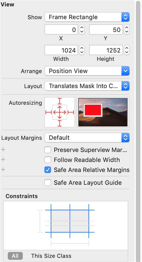 ios centering a webview with constraints stack overflow