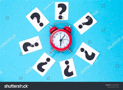 4 492 Clock Question Mark Images Stock Photos Vectors Shutterstock