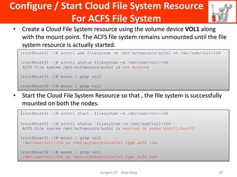 Oracle Acfs High Availability Nfs Services Hanfs Pptx Operating