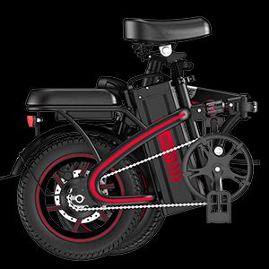 Hloie Folding Electric Bike For Adults 500w Motor 25mph Max Speed