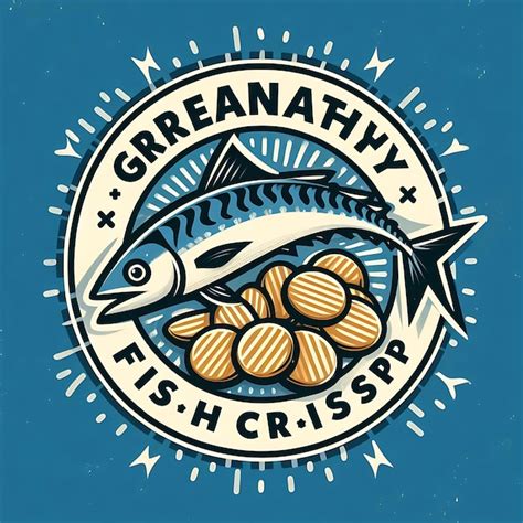 Hand Drawn Mackerel Logo Design Premium Ai Generated Image