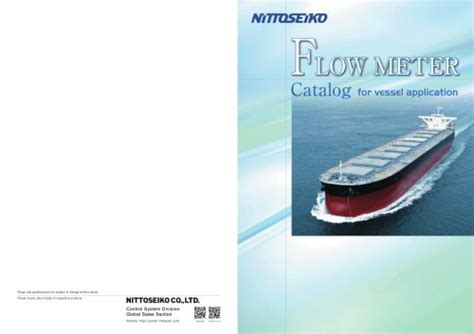 Flow Meter Catalog For Vessel Application 「flow Meter Catalog For