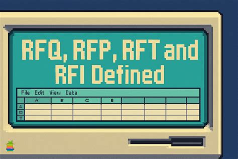 Procurement Terms Rfq Rfp Rft And Rfi Defined — Cosmo Sourcing