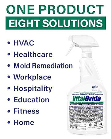 Vital Oxide Disinfectant Deodorizer Cleaner Food Contact
