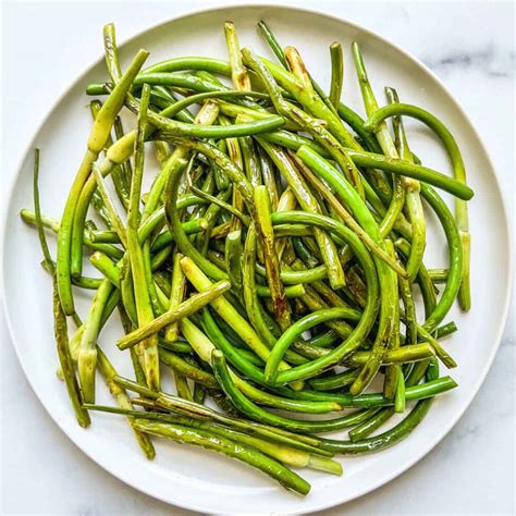 Sautéed Garlic Scapes This Healthy Table